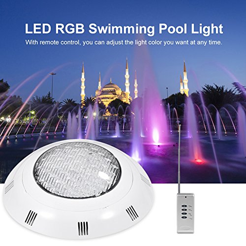 LED Pool Lights,LED Pool Light Waterproof IP68 Pool Lights 35W Multi Color Underwater Light Multicolor Light with Remote Control for Swimming Pool, Rockery, Aquarium, Garden,Waterfall