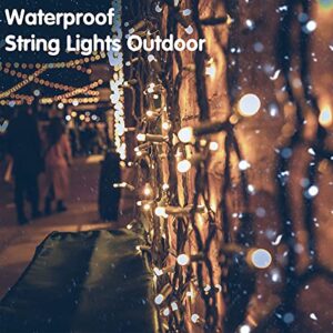 Koxly Solar String Lights,72FT 200 LED 8 Modes Solar Powered Christmas Lights Outdoor String Lights Waterproof Fairy Lights for Garden Party Wedding Xmas Tree