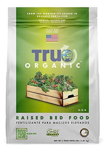 True Organic - Raised Bed Plant Food 4lbs - CDFA, OMRI, for Organic Gardening…