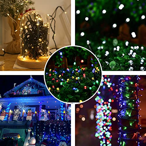 JIMACRO Solar String Light Garden, 22M/72FT 200LED Solar Powered Fairy Lights with Remote, Upgraded Solar Panel Waterproof String Lights for Outdoor Party Wedding Christmas Decorations