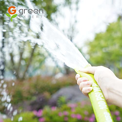 Green Expert 1-1/2" ID PVC Lay-Flat Water Discharge Hose Sump Pump Draining Accessories Heavy Duty Pool Backwash Hose Great for Water Disposal from Pools Garden Pond Hot Tub 25FT Length