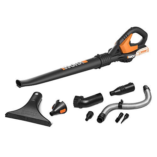 Worx WG163 GT 3.0 20V PowerShare 12" Cordless String Trimmer & Edger (Battery & Charger Included) and WG545.9 20V Work Air Lithium Multi-Purpose Blower/Sweeper/Cleaner Tool ONLY