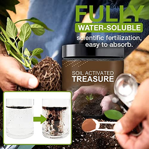 Soil Activated Treasure, Organic Soil Improver, Premium Soil Activators for Raised Garden Beds, Potting Mix, Lawns and Gardens (3PCS)