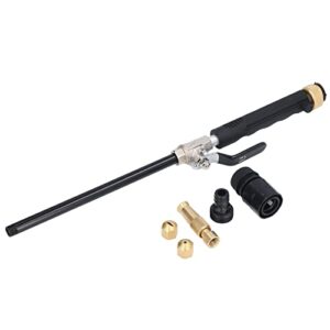 Watering Sprayer Flexible Garden Wand Jet Adjustable High Cleaning Pressure Power Washer Wand with Nozzles Connector Universal Hose End for Gutter Patio Car Pet Window Cleaning Tool