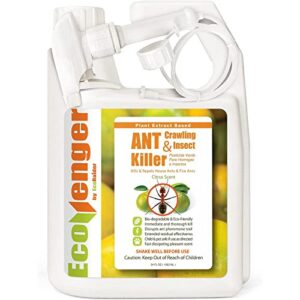 ecoraider ant & crawling insect killer (32 oz), 100% fast kills, also kills fire ants. lasting repellency, safe for children & pets