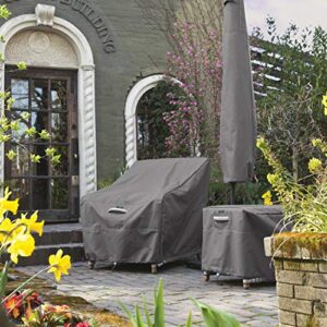 Classic Accessories Ravenna Water-Resistant 44 Inch Round Fire Pit Cover, Outdoor Firepit Cover