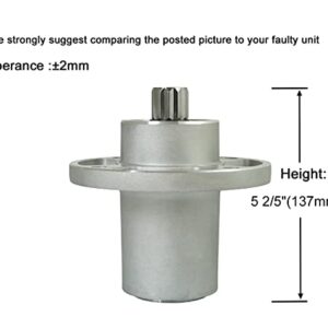 q&p Outdoor Power 601804 36/42/48/54/60" Deck Spindle Assembly Bracket Replaces Hustler 48" 54" 60" Deck Raptor SD SDX Flip-Up Sport 601804 Spindle Assembly