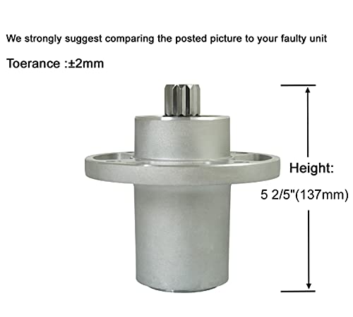 q&p Outdoor Power 601804 36/42/48/54/60" Deck Spindle Assembly Bracket Replaces Hustler 48" 54" 60" Deck Raptor SD SDX Flip-Up Sport 601804 Spindle Assembly