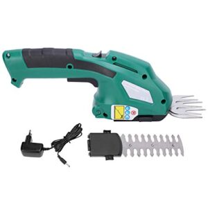 grass shear hedge trimmer 2 in 1 electric pruning shears hedge pruning shears shrubbery trimmer electric pruner grass shears 7.2v li-ion cordless garden accessory eu ac100-240v