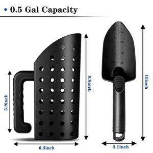 Metal Detector Accessories, Sand Scoop & Shovel for Metal Detecting, Sand Sifter for Kids & Adults Metal Detector, Metal Detector Scoop, Metal Detector Shovel for Digging at The Beach & More