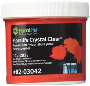 cut flower food floralife crystal clear 10 ounce