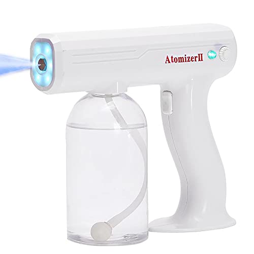 Nano Spray Gun Mini Atomizer Sprayer Steam Gun Fogger Machine Handheld Rechargeable Sprayer Gun Sprayer Machine Nano Mist Sprayer Electric Fogger for Car, Home, Office, School Or Garden