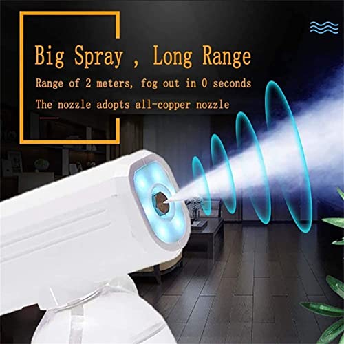 Nano Spray Gun Mini Atomizer Sprayer Steam Gun Fogger Machine Handheld Rechargeable Sprayer Gun Sprayer Machine Nano Mist Sprayer Electric Fogger for Car, Home, Office, School Or Garden