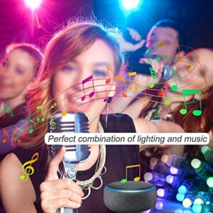 OIGOT LED Light String, Christmas Decoration LED Light Strip, Battery Remote Control, 8 Modes And 12 Different RGB Conversions,Suitable For Outdoor/Indoor, Bedroom,Music Party, Garden, TV, DIY