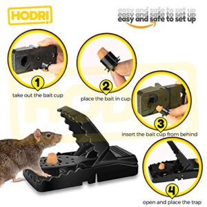 Mouse Trap and Rat Trap, Easy to Set for Rodents, Mouse Rat Mice Squirrel Vole Mole Chipmunk, Humane Instant Kill Snap Trap, Reusable for Kitchen Garden Storage Garage, Quick and Effective Solutions