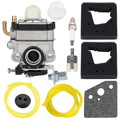 Kizut GX31 Carburetor for Honda FG100 Tiller GX22 Engine String Trimmer replace 16100-ZM5-A95 Carb Primer Bulb Filter Replacement Kit