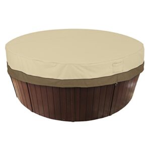 classic accessories veranda water-resistant 84 inch round hot tub cover, patio furniture covers