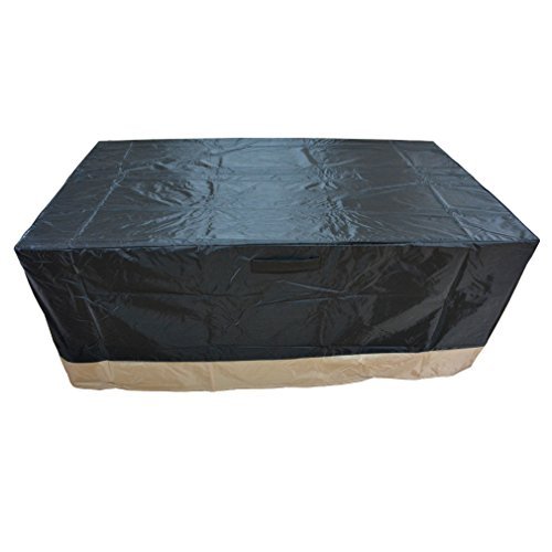 Stanbroil Rectangle Fire Pit Cover / Fire Pit Table Cover / Patio Furniture Cover, 60"L x 38"W x 24"H