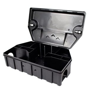 Victor M901RB Refillable Rodent Bait Station, Black