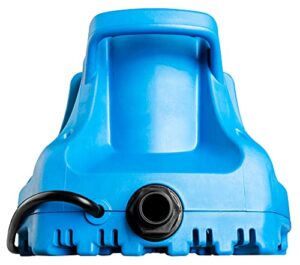 little giant apcp-1700 115-volt, 1/3 hp, 1745 gph, automatic, submersible, swimming pool cover pump with 25-ft. cord, light blue, 577301