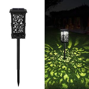 kcvoanr solar garden lights solar landscape lights, ip65 waterproof solar pathway lights outdoor, step-lights for lawn, patio, yard, garden, walkway, 1 pack & max 20 lumens