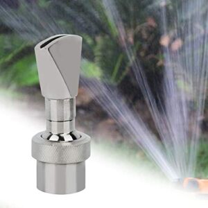 A sixx Fan Shape Water Fountain Spray Head, Garden Fountain Nozzle, for Garden Park Fan-Shaped Water Film Fountain Pond