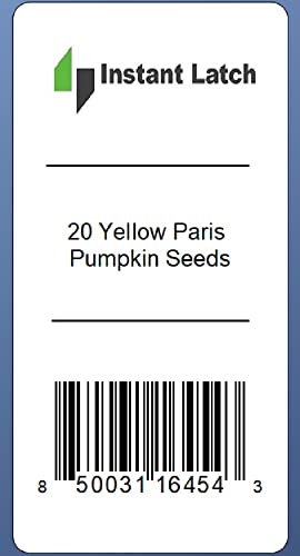 Instant Latch 20 Yellow Paris Pumpkin Seeds NonGMO Heirloom Fresh Garden Seeds