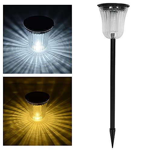 plplaaobo Solar Lawn Lamp, LED Landscape Lights Waterproof Solar Pathway Lamp Outdoor Decorative Light for Patio Courtyard Villa Garden