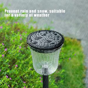 plplaaobo Solar Lawn Lamp, LED Landscape Lights Waterproof Solar Pathway Lamp Outdoor Decorative Light for Patio Courtyard Villa Garden