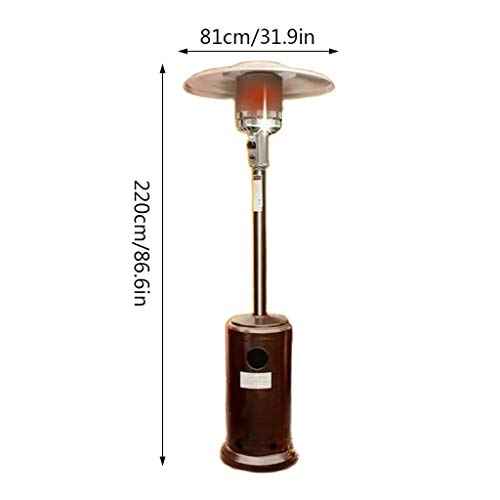 Garden Treasure Floor-standing Liquid Propane Terrace Heater Propane's Premium Outdoor Terrace Heater