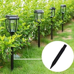 BAEONY 16 PCS 8.26 Inch Plastic Ground Spikes, Garden Solar Torch Lights Flame Lights Replacement Ground Spikes Stake for Garden Lights