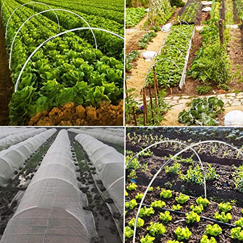 18 Pcs Upgraded Greenhouse Hoops Grow Tunnel Up,Garden Greenhouse Hoops,Arched Plant Support,Tunnel Hoop Greenhouse Frame,Frame Gardening Bed Tunnel Support Frame For Row Cover,Raised Beds,Farmland