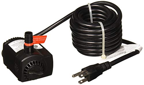 AQUANIQUE 52553 Auto-Off Fountain Pump, Black