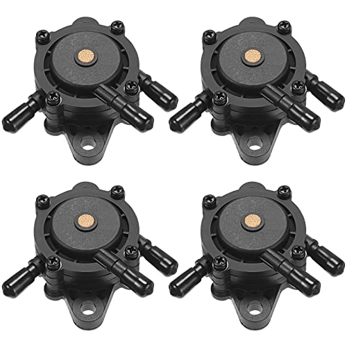 Chengu Fuel Pump Lawn Mower Compatible with 491922 691034 692313 808492 808656 808281 Fuel Pump for Outdoor Garden Lawn (4 Pcs)