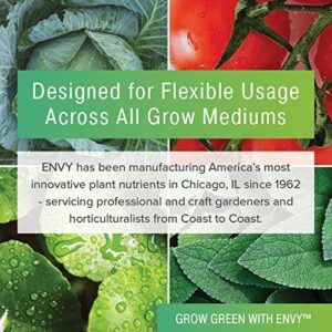 ENVY CalMag+ (4-0-0) Professional Grade Calcium, Magnesium and Iron Liquid Plant Food Supplement for Hydroponics & Soil (Quart)