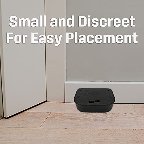 Exterminator’s Choice - Mice Bait Station - Includes 12 Small Bait Station and One Key - Heavy Duty Bait Box for Mice and Other Pests - Durable and Discreet