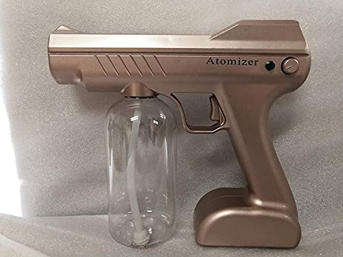 Lucasss Steam Gun, Handheld Rechargeable Nano Atomizer 27oz Large Capacity ULV Electric Sprayer Nozzle Adjustable Fogger for Home, Office, School or Garden