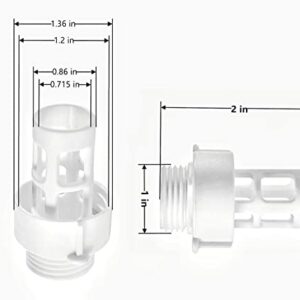 Fuoequl 10184 Pool Drain Adapter Garden Connector Adapter for Intex Hose Adapter Round Swimming Pool Drain