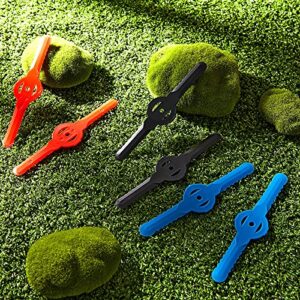 String Trimmer Head Blades Replace Plastic Cutter Blade Replacement Lawn Mower Plastic Weed Wacker Eater Head Blades Replacement for Cordless Grass Trimmer (36 Pieces)