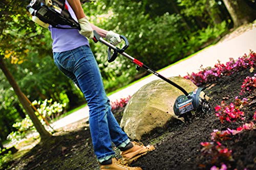 TrimmerPlus Garden Tiller, Cultivator Attachment for Compatible Gas Powered Multi-Use Outdoor Equipment (TPG720)