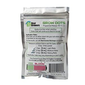 Grow Dots Plant Food, Single-Application, Programmed-Release Plant Nutrient Fertilizer (75g)