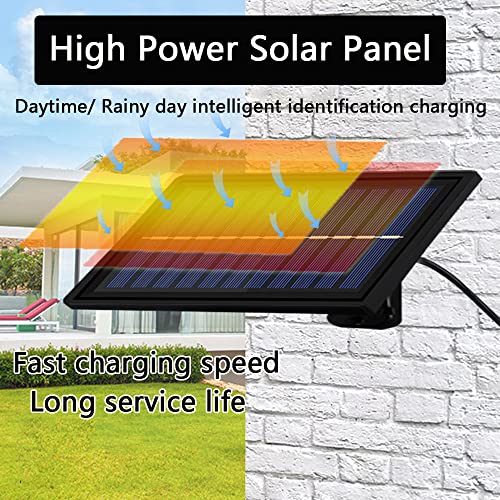 LEDHOLYT Solar Pandent Light, Indoor Outdoor Solar Powered LED Shed Light Barn Lights with Timer and Remote,Adopt Polycrystalline Silicon Solar Panel, Hanging Solar Lights for Garage Garden Porch