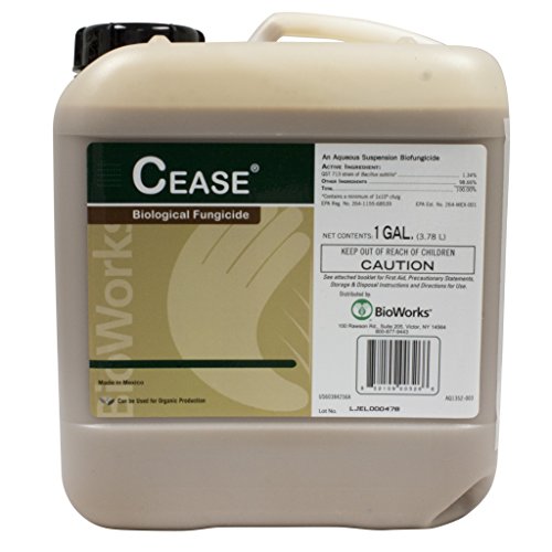 Cease Foliar Disease Control / Microbial Fungicide and Bactericide, OMRI Listed, NOP-approved - 1 Gallon