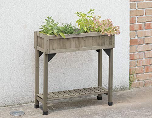 VegTrug Slimline Herb Garden - Gray Wash