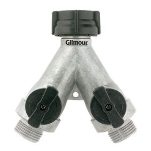 gilmour full flow aluminum 2-way connector ay2ffm