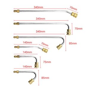 DOITOOL Pressure Washer Wand, Stainless Steel Replacement Lance Extension Wand, Sprayer Wand Replacement for Cleaning Irrigation Garden, 1/4 Inch Quick Connector (6. 7 Inch)