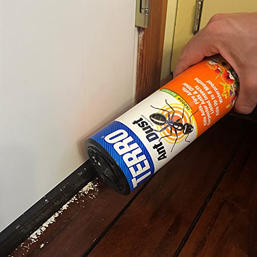 TERRO T600 Ant Dust Powder Killer for Indoors and Outdoors - Kills Ants, Fire Ants, Carpenter Ants, Roaches, Spiders, and Other Insects