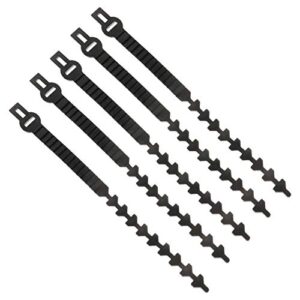 yarnow garden plant twist ties twist ties plant support wall vines fixing tools gardening tree shrub supplies for tree branch vine shrub black 5pcs