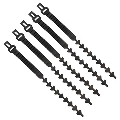 YARNOW Garden Plant Twist Ties Twist Ties Plant Support Wall Vines Fixing Tools Gardening Tree Shrub Supplies for Tree Branch Vine Shrub Black 5pcs