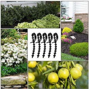 YARNOW Garden Plant Twist Ties Twist Ties Plant Support Wall Vines Fixing Tools Gardening Tree Shrub Supplies for Tree Branch Vine Shrub Black 5pcs